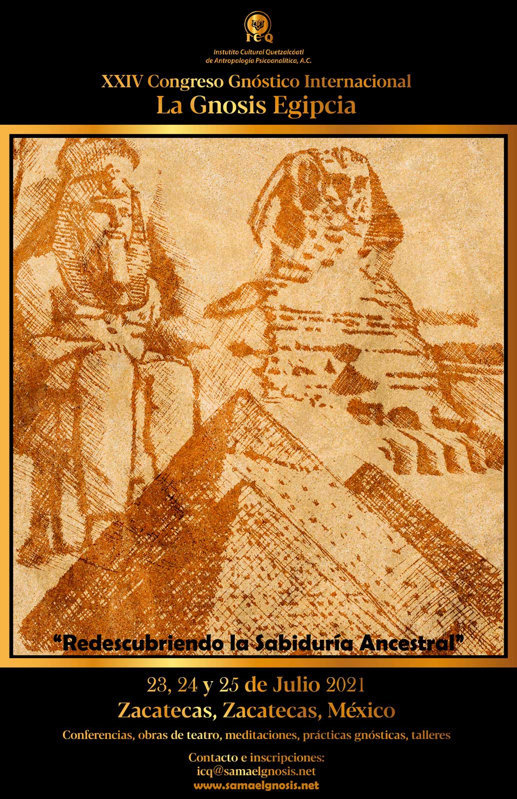 Lugar Sede. La Sabiduría Egipcia. XXIV Congreso Gnóstico Internacional ...